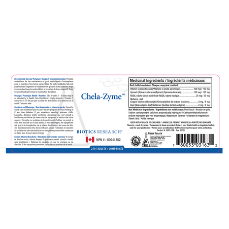 Chela-Zyme - Biotics Research - Energie PLP - Supplements & Natural Products – Énergie PLP ...