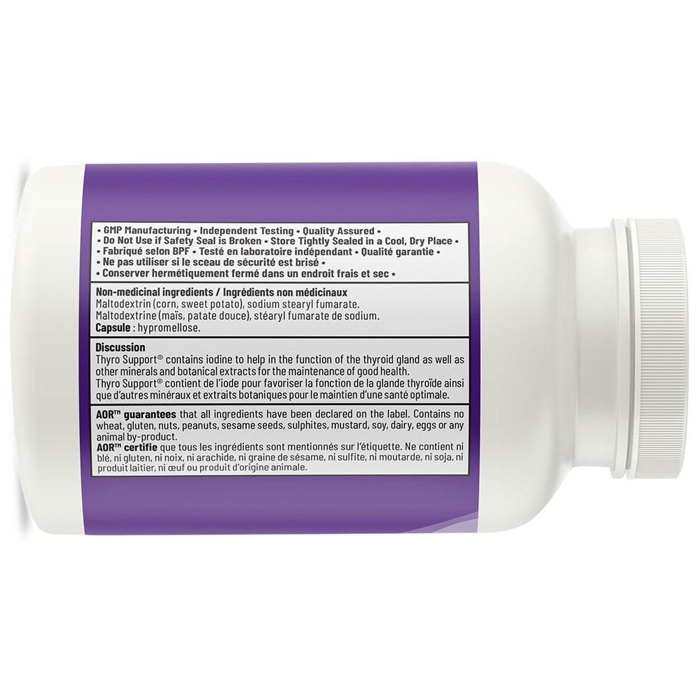 Thyro Support - AOR - Énergie PLP - Suppléments & Produits Naturels ...