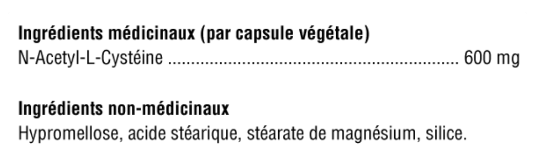 NAC - Xymogen - Energie PLP - Supplements & Natural Products – Énergie ...