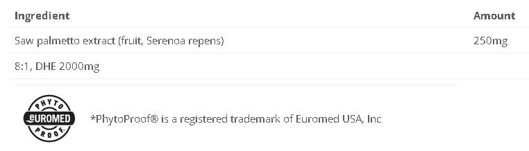 Saw Palmetto - Cyto-Matrix (Connect) - Energie PLP - Supplements ...